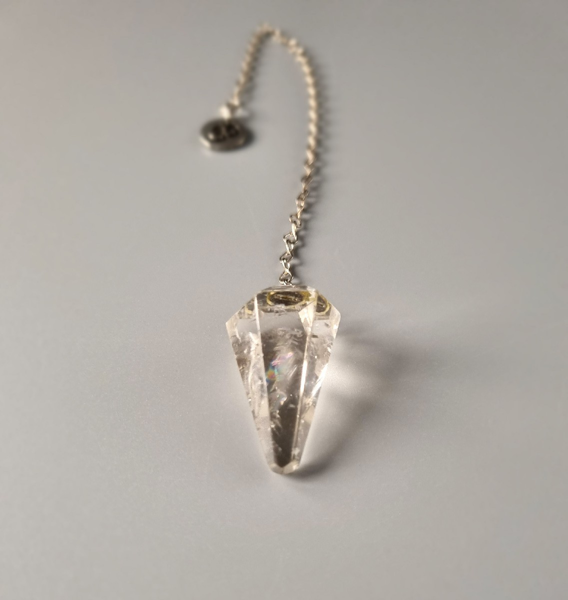 Pendule Cristal de roche - Aux minéraux de l'Alicorne